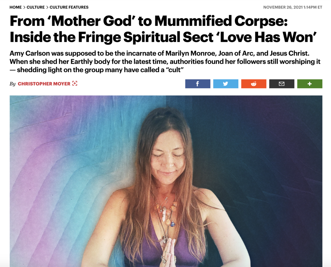 From ‘Mother God’ to Mummified Corpse: Inside the Fringe Spiritual Sect ...